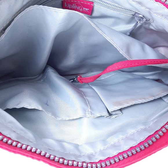 Kipling | Bags | Kipling Syro Travel Shoulder Crossbody Pink Canvas ...
